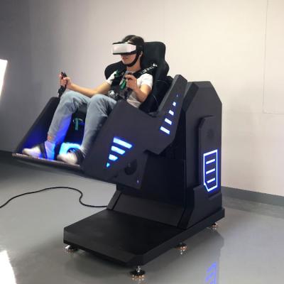China 9D Virtual Reality Roller Coaster Machine 170×85×160cm with 360° Rotating Seat and 110V/220V Power for sale