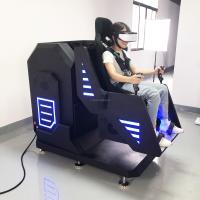 China 9D Virtual Reality Roller Coaster Machine 170×85×160cm with 360° Rotating Seat and 110V/220V Power for sale