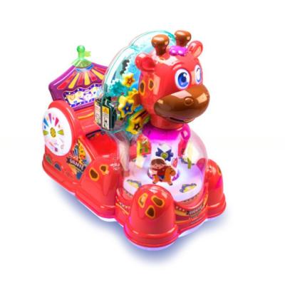China Coin Operated Kids Plastic Deer Swing Ride 113x68x114cm 100W for Arcade Room for sale