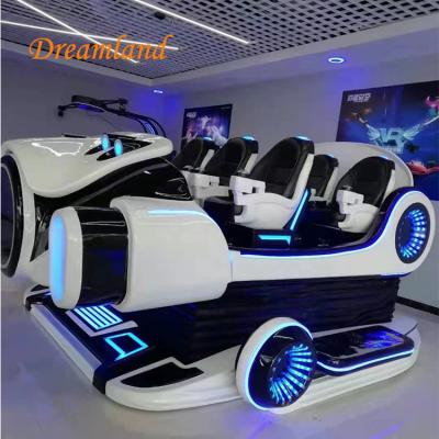 China 9D VR Cinema Simulator 6 Seats Motion Chair Family Game for Entertainment Park for sale