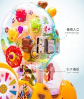 China Coin Operated Kids Plastic Deer Swing Ride 113x68x114cm 100W for Arcade Room for sale