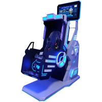 China 9D VR Simulator Chair 360 Rotating Roller Coaster Single Seat 110V 220V Arcade Game Machine for sale