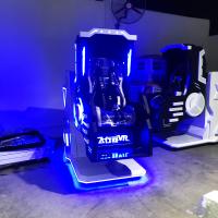 China 9D VR Roller Coaster Simulator 360 Degree Motion 1 Player 110V 220V Arcade Game Machine for sale