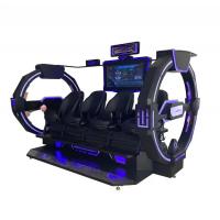 China 9D VR Simulator 4 Seats 3.5m x 1.8m Electric Dynamic Platform for Amusement Park for sale
