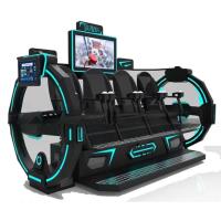 China 9D VR Simulator 4 Seats 3.5m x 1.8m Electric Dynamic Platform for Amusement Park for sale