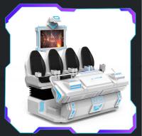 China 4 Player 9D VR Game Machine Virtual Reality Cinema Simulator 250cm 3 DoF Motion Platform for sale
