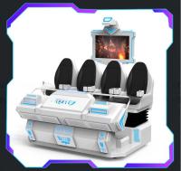 China 4 Player 9D VR Game Machine Virtual Reality Cinema Simulator 250cm 3 DoF Motion Platform for sale