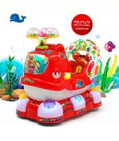China Commercial Kids Coin Operated Game Machine QQ Whale Kiddy Ride 116x71x98cm 100W for sale