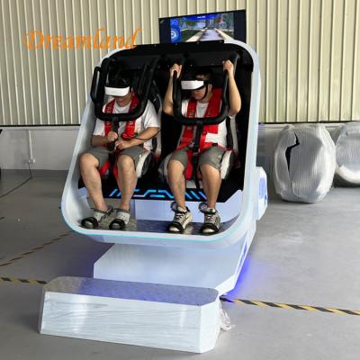 China Amusement park Virtual Reality 9D VR 360 Degree Rotating Roller Coaster VR Cinema Simulator for sale