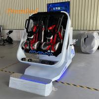 China Amusement park Virtual Reality 9D VR 360 Degree Rotating Roller Coaster VR Cinema Simulator for sale