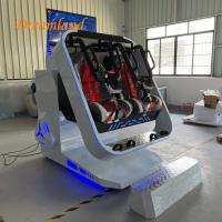 China Amusement park Virtual Reality 9D VR 360 Degree Rotating Roller Coaster VR Cinema Simulator for sale