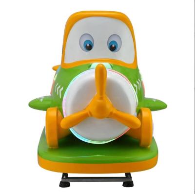 China Coin Operated Kids Airplane Kiddie Ride with MP5 Screen 88x98x126cm 50kg for sale