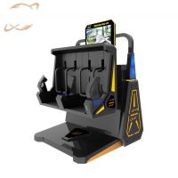 China Dreamland 9D VR Simulator 2 Seats Flight Roller Coaster 360 Rotation 3 DoF Motion Platform for sale