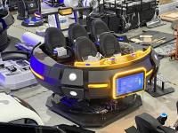 China Dreamland 9D VR Motion Simulator 5-Seat UFO Battleship Cinema 220V 600kg for sale