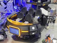China Dreamland 9D VR Motion Simulator 5-Seat UFO Battleship Cinema 220V 600kg for sale