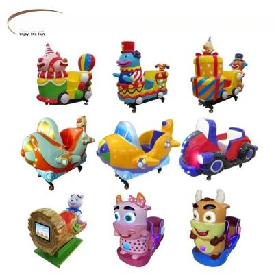 China Dreamland 2024 Coin Operated Kids Rotating Ride 113x130x70cm Fiberglass Kiddie Game Machine for sale