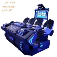 China Dreamland 9D VR Cinema 4 Seats Arcade Machine 250cm 270cm 260cm CE Certified for sale