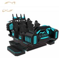 China 9D VR Cinema 6 Seats Motion Simulator Arcade Machine with 150+ VR Movies 330x225x220cm for sale