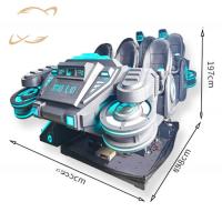 China 9D VR Cinema Simulator 6 Seats 330x225x220cm 110V 220V 380V Immersive VR Chair for sale