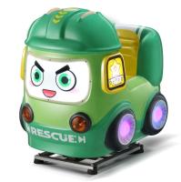 China Coin Operated MP5 Kiddie Ride Fire Truck Kids Video Game Machine 100W 70kg for sale