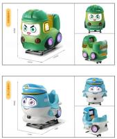 China Coin Operated MP5 DIDI Fire Truck Kiddie Ride 91x70x92cm 100W for Game Centers for sale