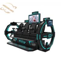 China Dreamland 9D VR Cinema 4 Seats Simulator 3.5x1.8x2.5m for Amusement Park for sale