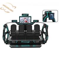 China Dreamland 9D VR Cinema 4 Seats Simulator 3.5x1.8x2.5m for Amusement Park for sale