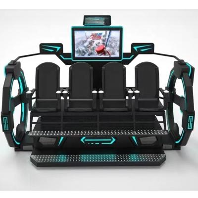 China Dreamland 9D VR Roller Coaster Cinema 4 Player Motion Platform 220V Commercial VR Park for sale
