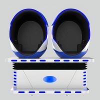 China Dreamland 2 Seats 9D VR Egg Cinema 205x110x200cm 200kg Capacity Virtual Reality Simulator for sale