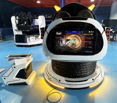 China 9D VR Simulator Double Player Coin Operated VR Roller Coaster 190x195x220cm 600kg for sale