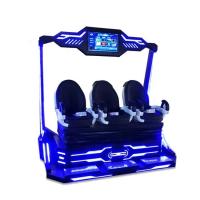 China 9D VR Simulator 3 Person Motion Seat Entertainment Equipment 380kg CE Certified for sale