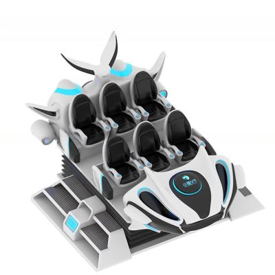 China 9D VR Cinema 6 Seats Motion Simulator 200kg Capacity CE Certified for VR Park for sale