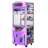 China Crazy Toy 2 Claw Machine 90x80x200 cm Coin Operated Arcade Game with CE Certification for sale