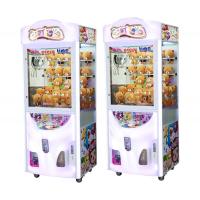 China Crazy Toy 2 Claw Machine 90x80x200 cm Coin Operated Arcade Game with CE Certification for sale