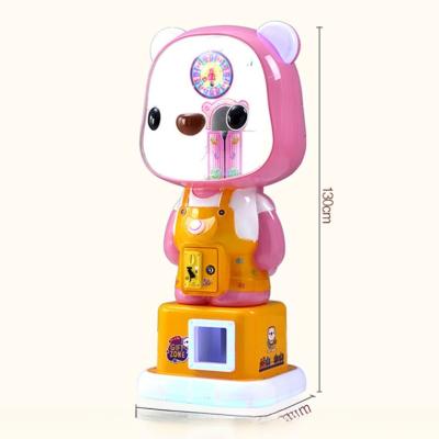 China 2022 Cute Bear Capsule Lollipop Vending Machine 65×54×138cm 220V Coin Operated for Game Zones for sale