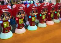 China Dreamland Coin Operated Plastic Prize Vending Capsule Toy Game Machine 52×60×120cm 1000 Ball Capacity for sale