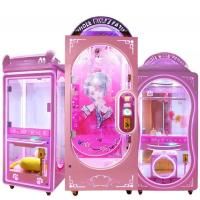 China Commercial Transparent Glass Claw Machine 90x80x200cm CE Certified Prize Crane Arcade for sale