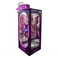 China Commercial Transparent Glass Claw Machine 90x80x200cm CE Certified Prize Crane Arcade for sale