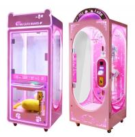 China Commercial Transparent Glass Claw Machine 90x80x200cm CE Certified Prize Crane Arcade for sale