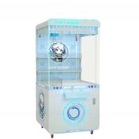 China Coin Operated Transparent Doll Machine 800x860x2200mm CE Certified Claw Crane for sale