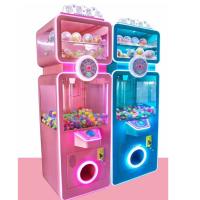 China Prize Capsule Gashapon Machine 58x55x190CM CE Certified Pink Green Toy for Malls for sale