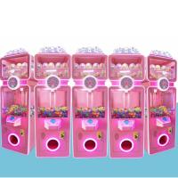 China Prize Capsule Gashapon Machine 58x55x190CM CE Certified Pink Green Toy for Malls for sale