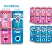China Prize Capsule Gashapon Machine 58x55x190CM CE Certified Pink Green Toy for Malls for sale