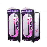 China Dreamland Pink Date Coin Operated Crane Machine 80x74x220cm CE Certified Prize Game for sale