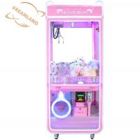 China Dreamland Factory ICT Bill Acceptor Claw Crane Machine 80x80x200cm Plush Toy Game for Sale for sale