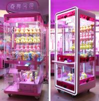 China Dreamland Factory ICT Bill Acceptor Claw Crane Machine 80x80x200cm Plush Toy Game for Sale for sale