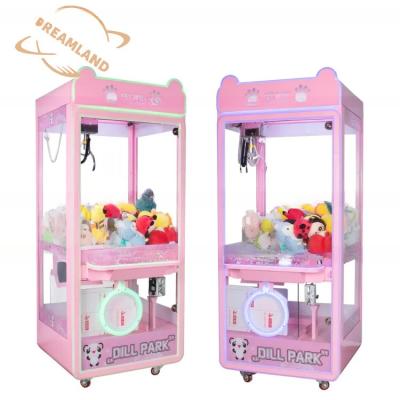 China Dreamland Coin Operated Claw Crane Machine 80x80x200 cm with Bill Acceptor CE Certified for sale