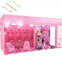 China Dreamland Arcade Claw Crane Machine 80x80x200 cm with Bill Acceptor CE Certified for sale
