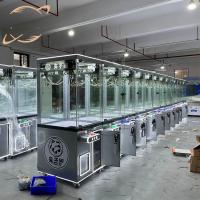 China Dreamland Coin Operated Claw Crane Machine 85x85x195cm with Bill Acceptor for Amusement Park for sale
