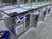 China Dreamland Coin Operated Claw Machine 85x85x195cm with Bill Acceptor for Arcade Prize Game for sale